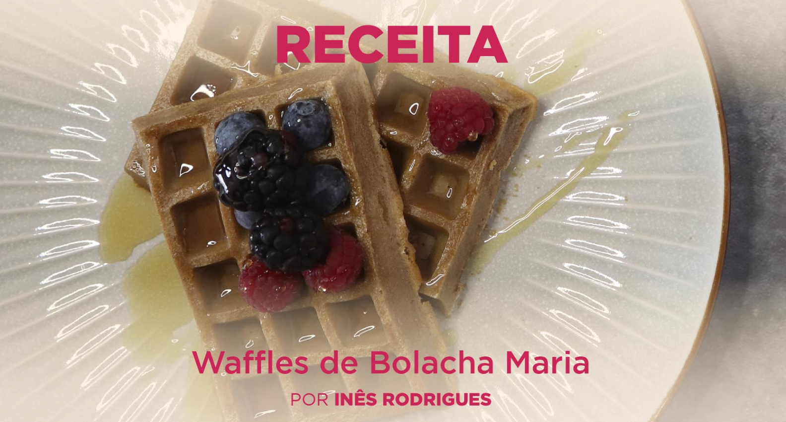 Waffles de Bolacha Maria | Receitas EU NUTRITION® Blog
