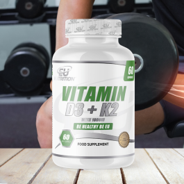Vitamin D3+K2 60 Caps | EU NUTRITION® Premium Supplements